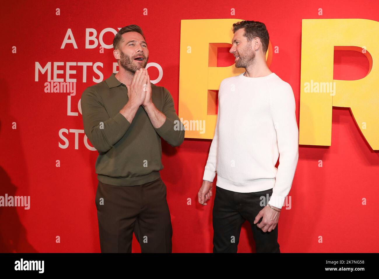October 18, 2022: LUKE MACFARLANE and BILLY EICHNER attends the Sydney ...