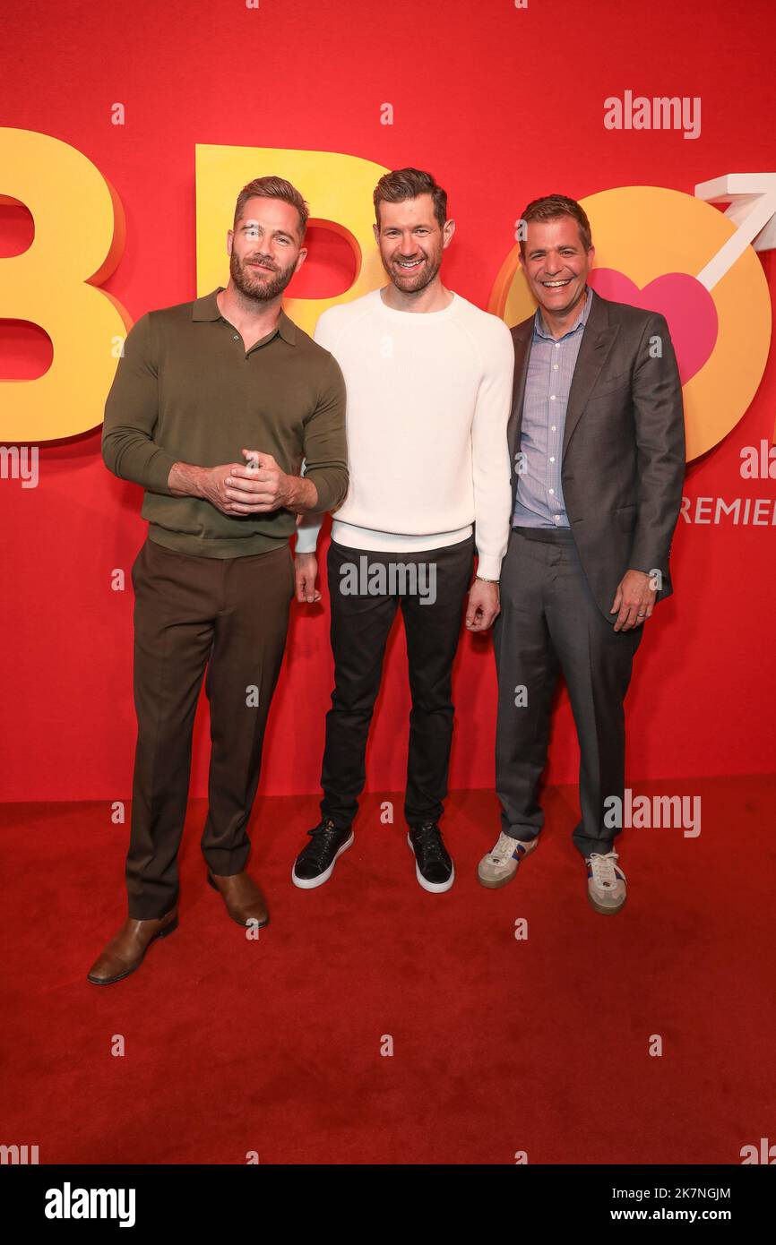 October 18, 2022: LUKE MACFARLANE, BILLY EICHNER and NICK STOLLER ...