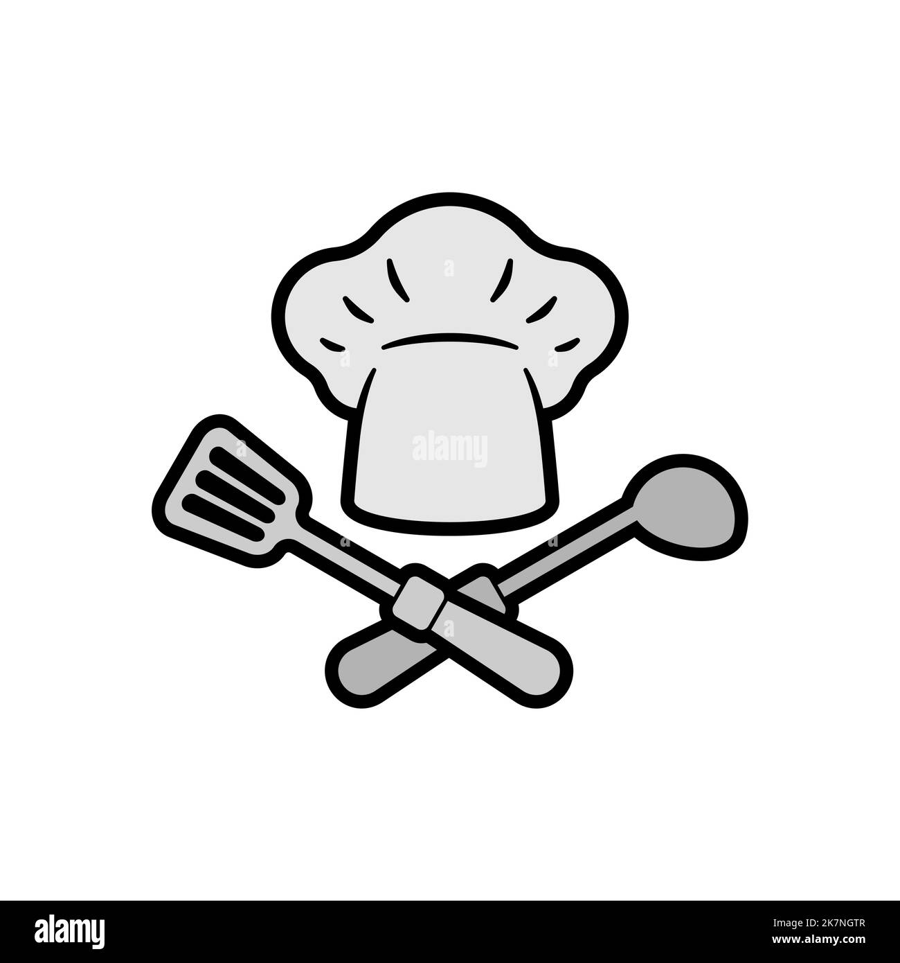 Chef sign. kitchener symbol. chief-cooker icon. restaurant emblem Stock ...