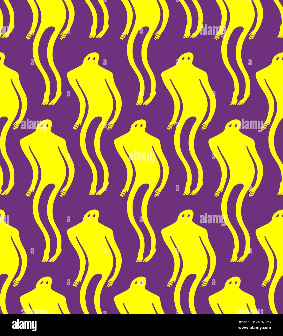 Ghost man Pattern seamless. human phantom Background. Spook Kids fabric ...