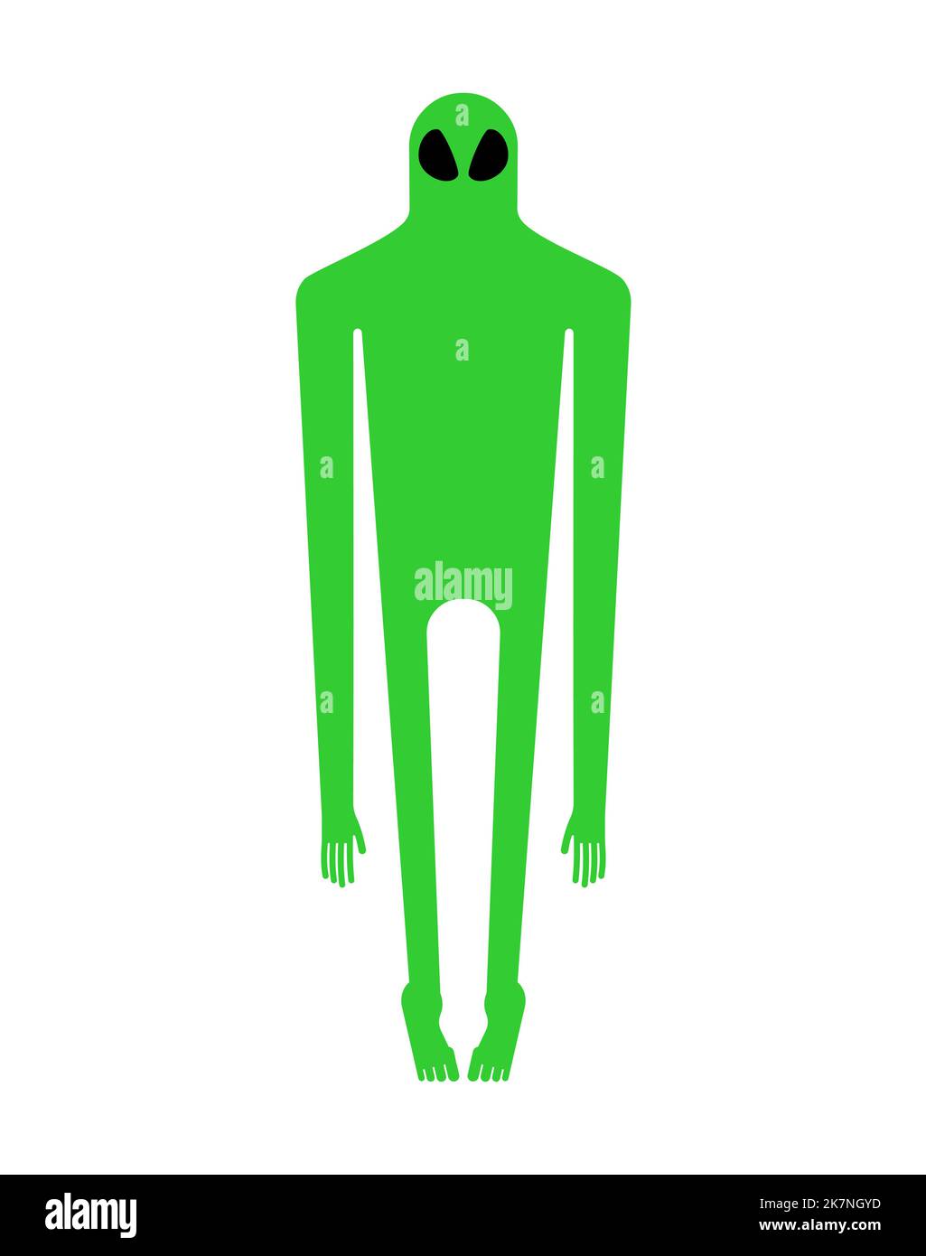 Green alien head flat icon hi-res stock photography and images - Alamy