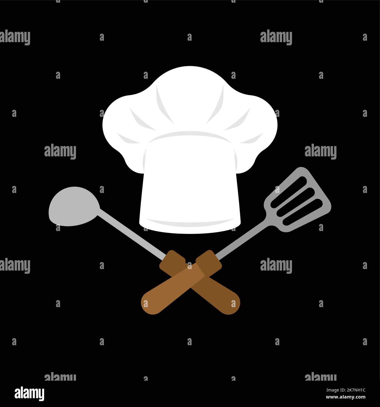 Chef sign. kitchener symbol. chief-cooker icon. restaurant emblem Stock ...