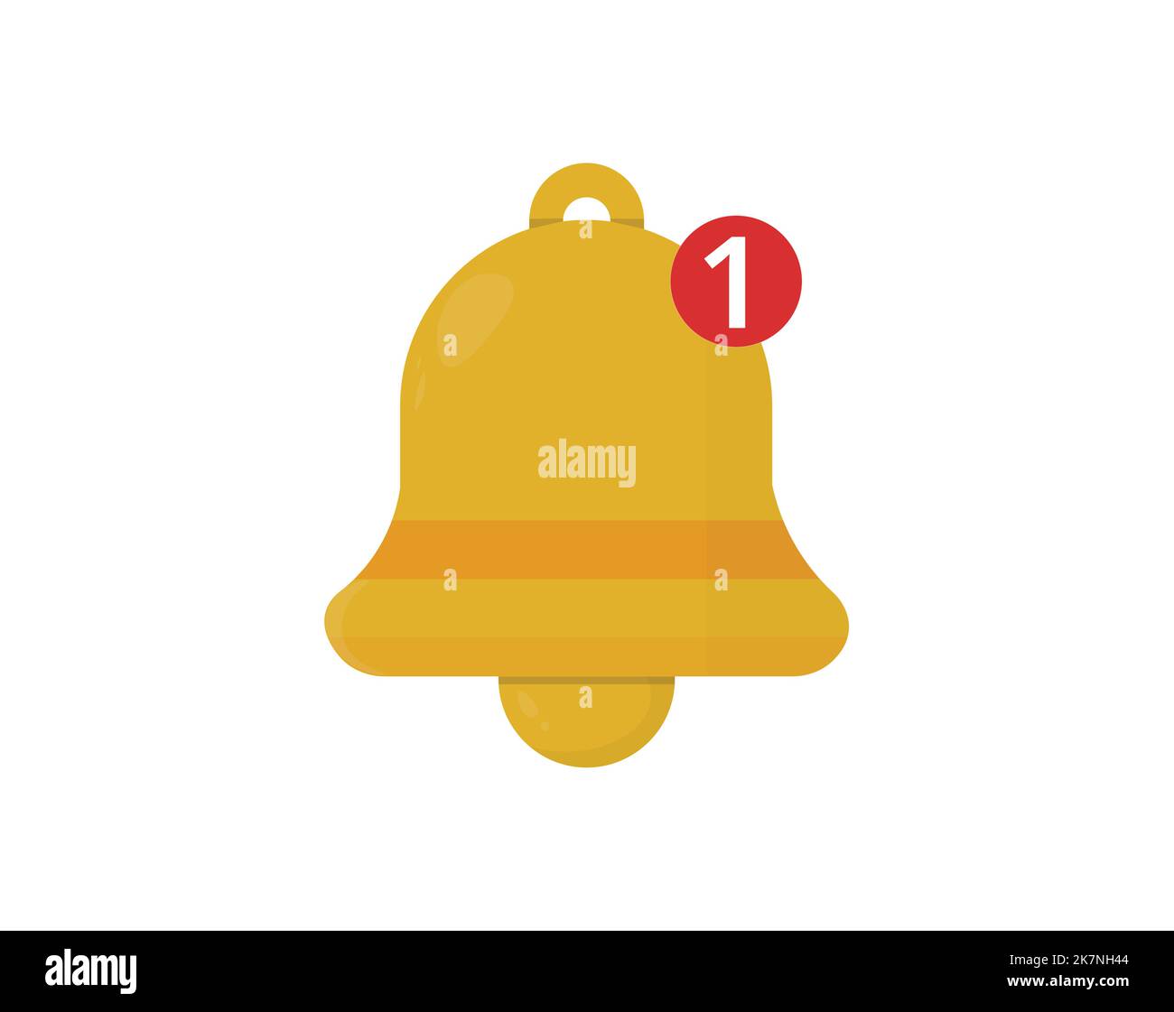 Colorful notification bell icon. Concept of alert ringing, reminders ...