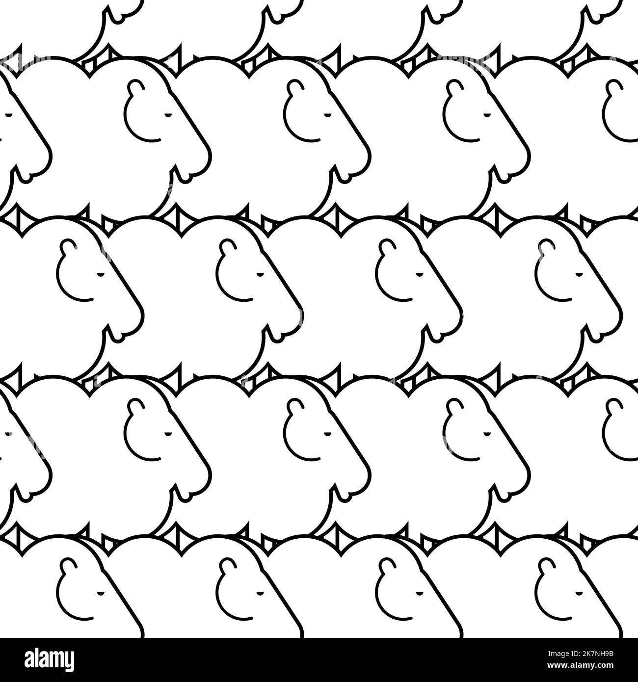 Sheep Pattern seamless. Lamb Background. Kids fabric ornament Stock ...