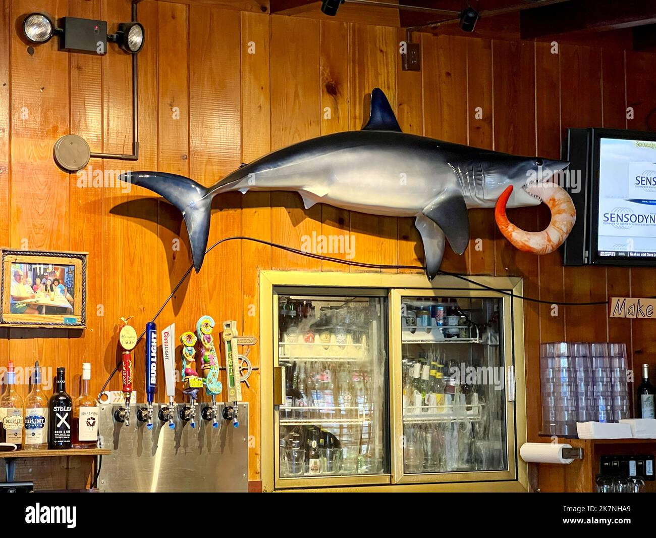 Islamorada, FL USA - August 8, 2022: The interior of the Shrimp Shack ...
