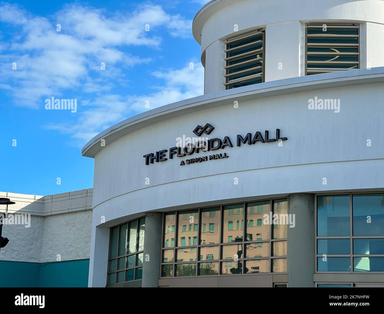 Orlando, FL USA - October 29, 2021: The Florida Mall exterior in ...