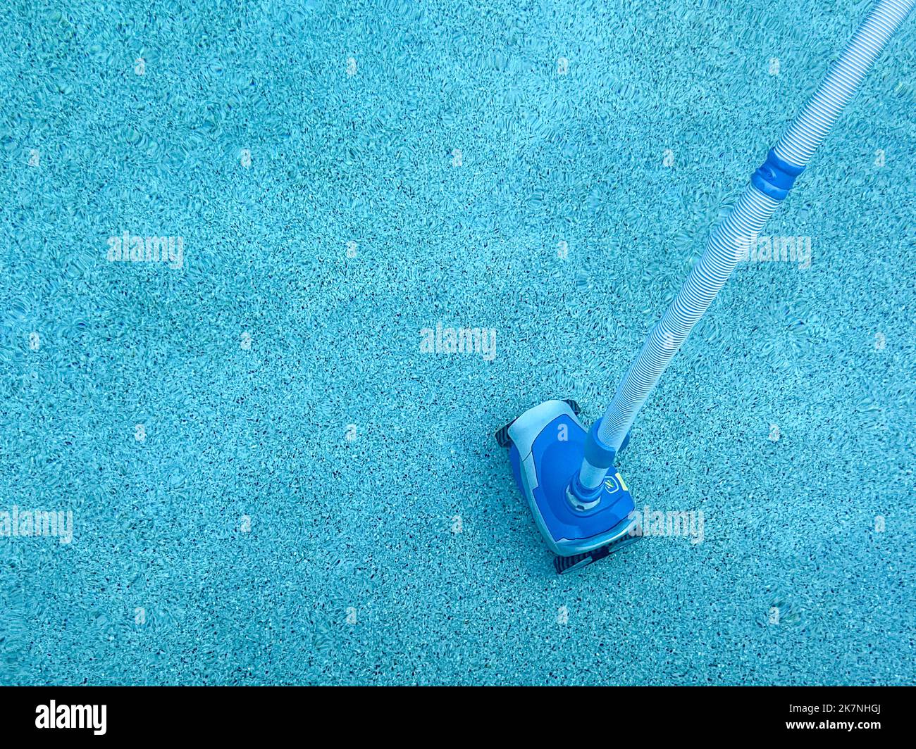 Orlando, FL USA - October 21, 2021: A Zodiac pool cleaning robot in a ...