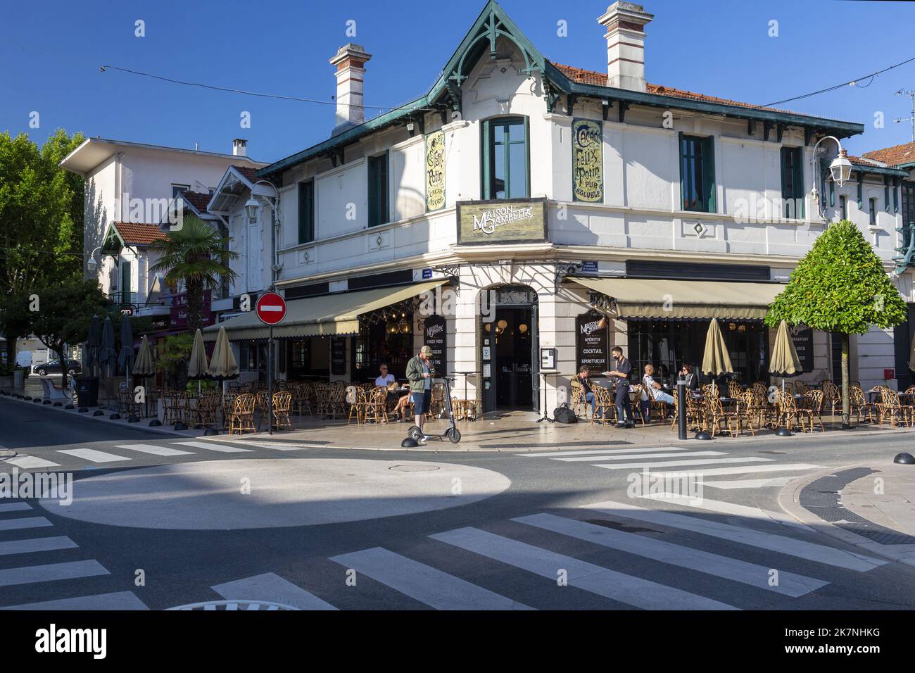 South west of France: brasserie restaurant “La Maison Gambetta” in ...