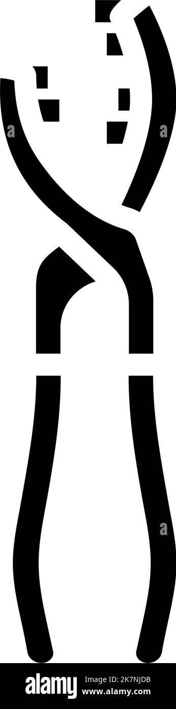 oil filter pliers glyph icon vector illustration Stock Vector Image ...