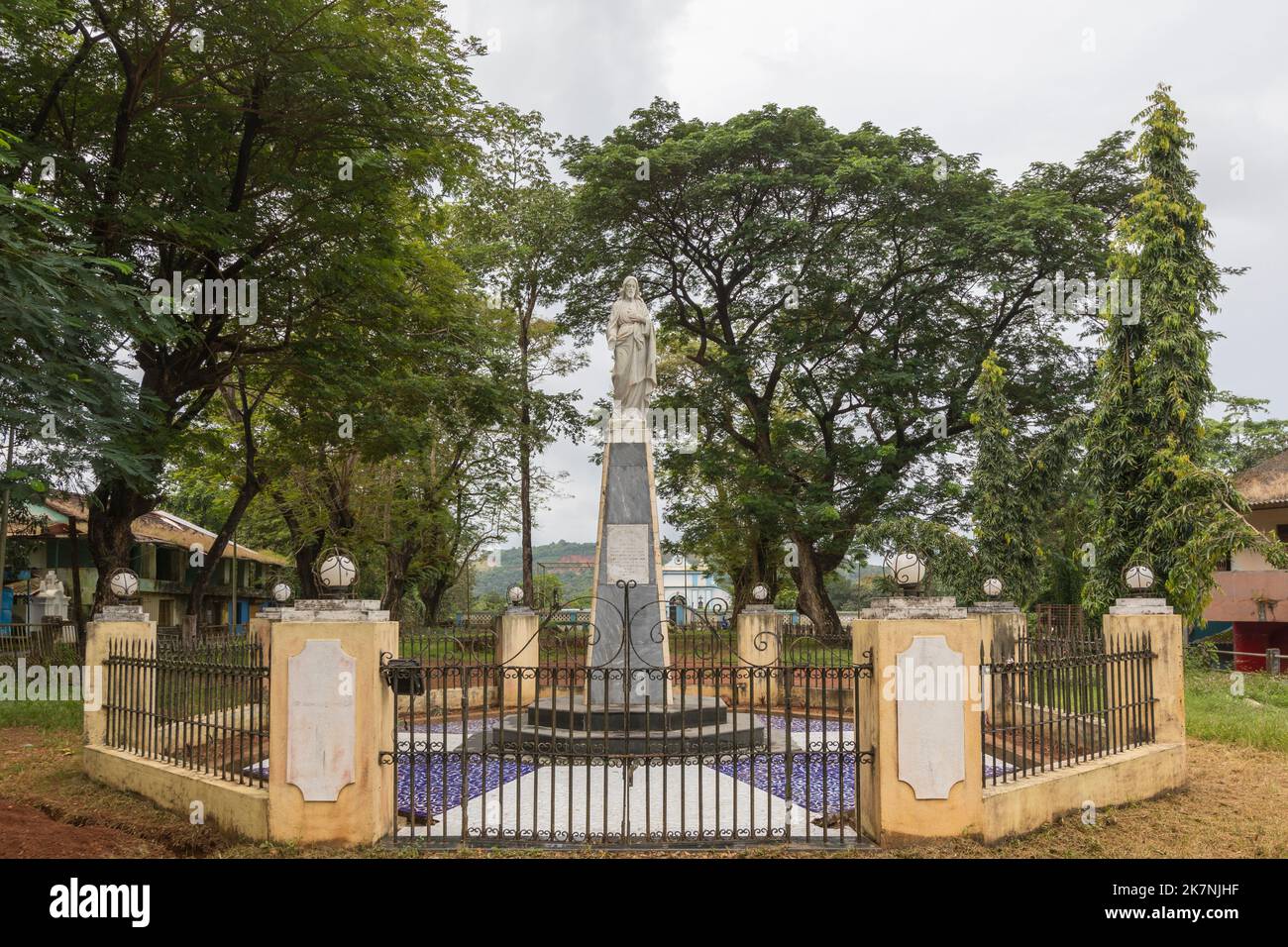 Saviour of the World Church at Loutolim, Goa India Stock Photo - Alamy