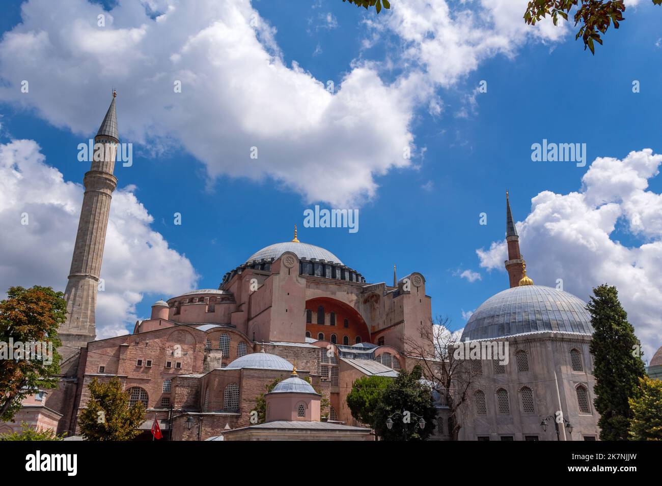 Hagia Sophia, famous landmark of Istanbul, Turkey Stock Photo - Alamy