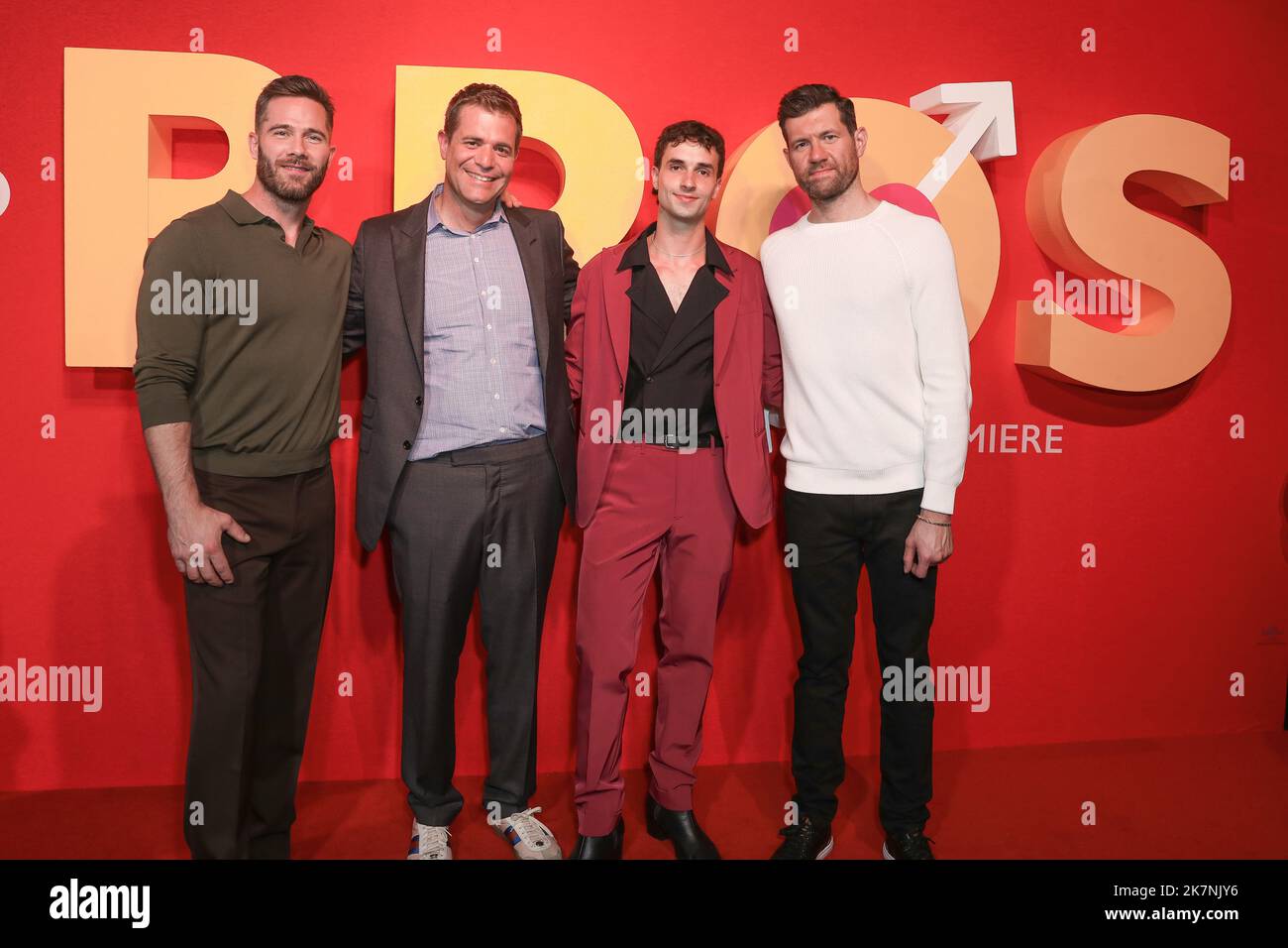October 18, 2022: LUKE MACFARLANE, NICK STOLLER, LOUIS HANSON and BILLY ...