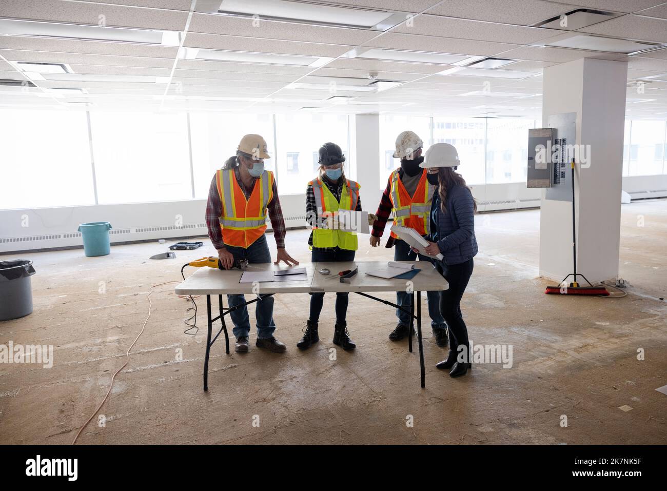 Construction office team hi-res stock photography and images - Alamy