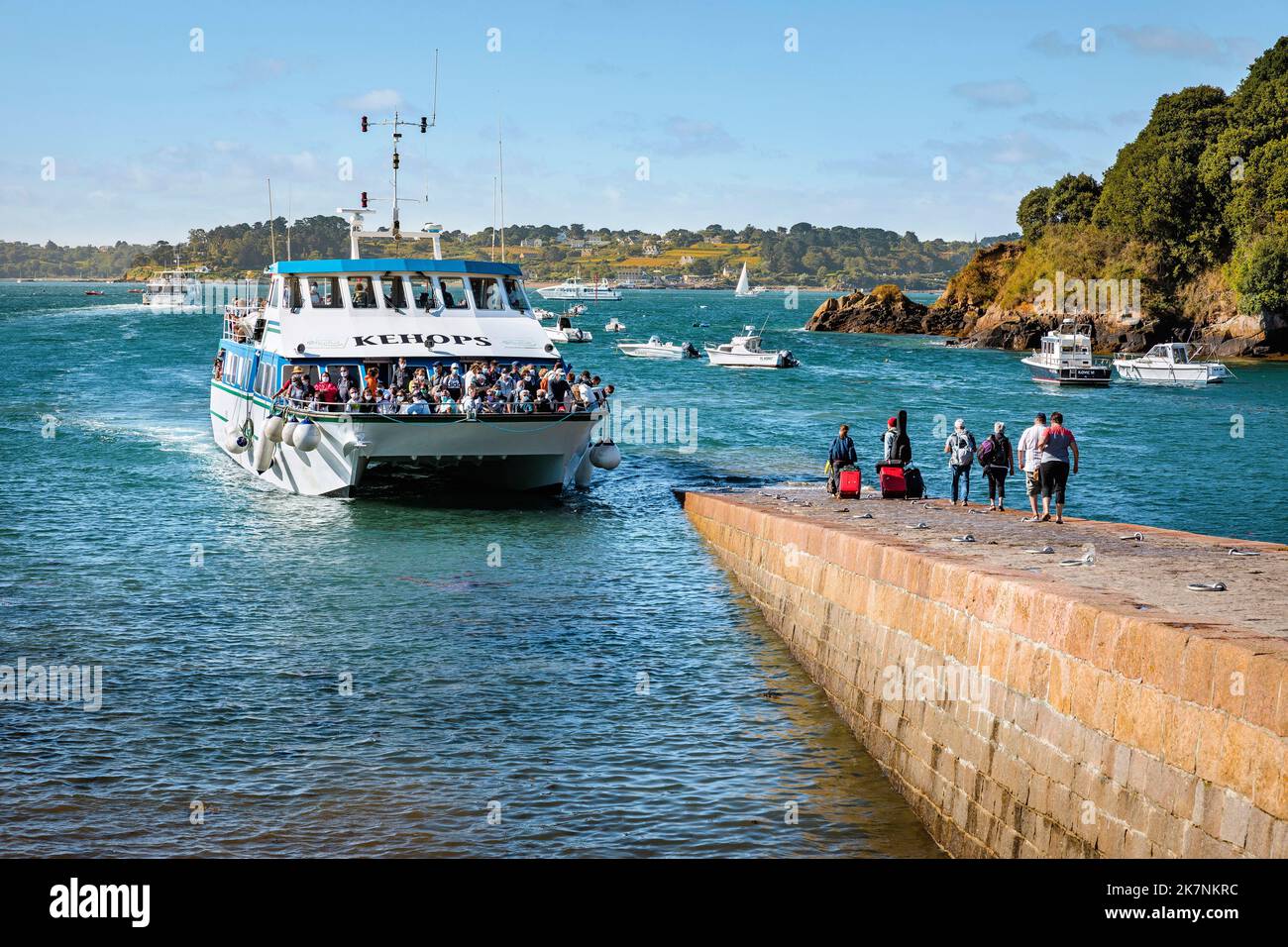 Ile de Brehat (Brehat Island), off the coasts of Brittany, north ...