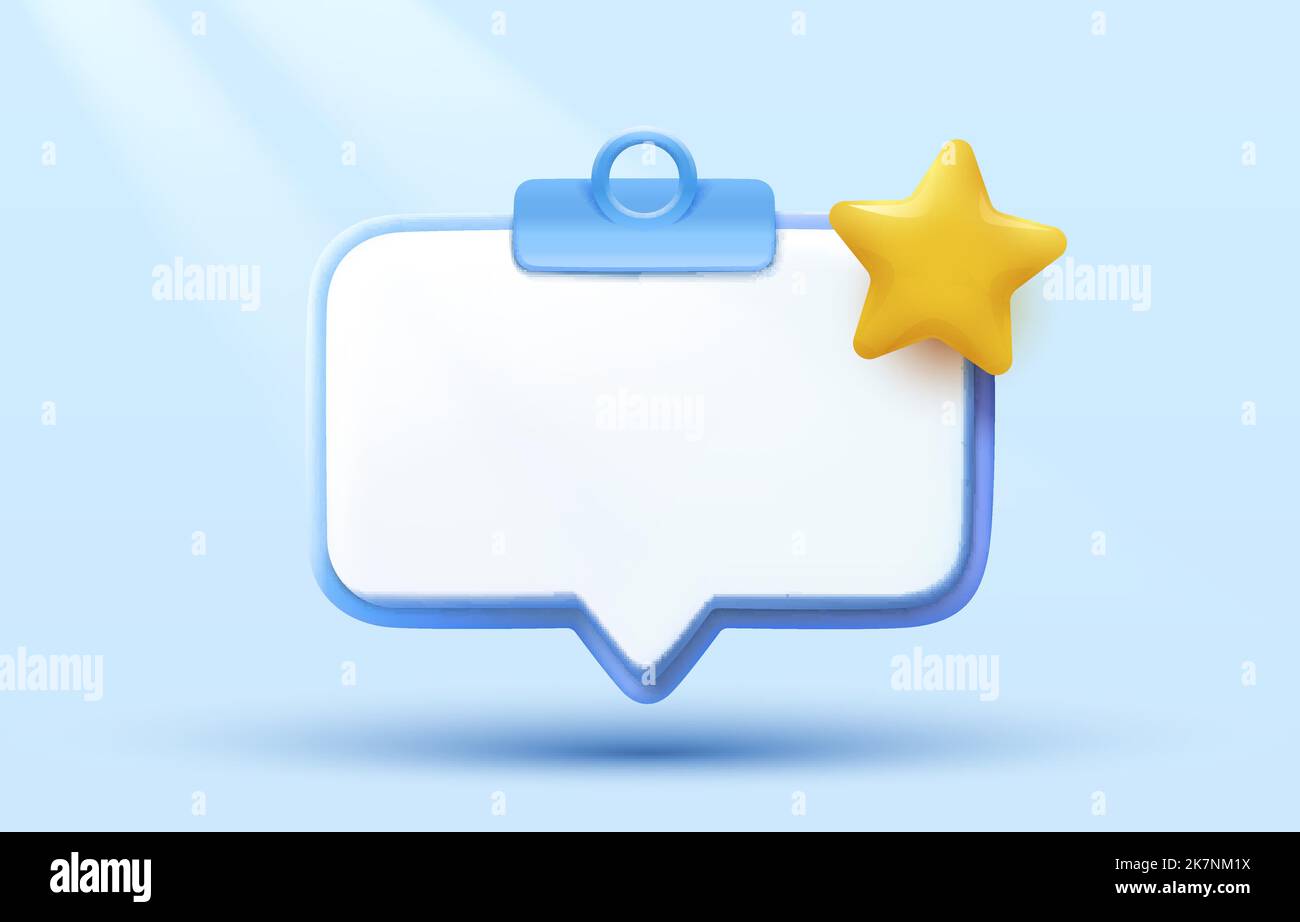 Notebook with a list of stars. Vector illustration Stock Vector Image ...