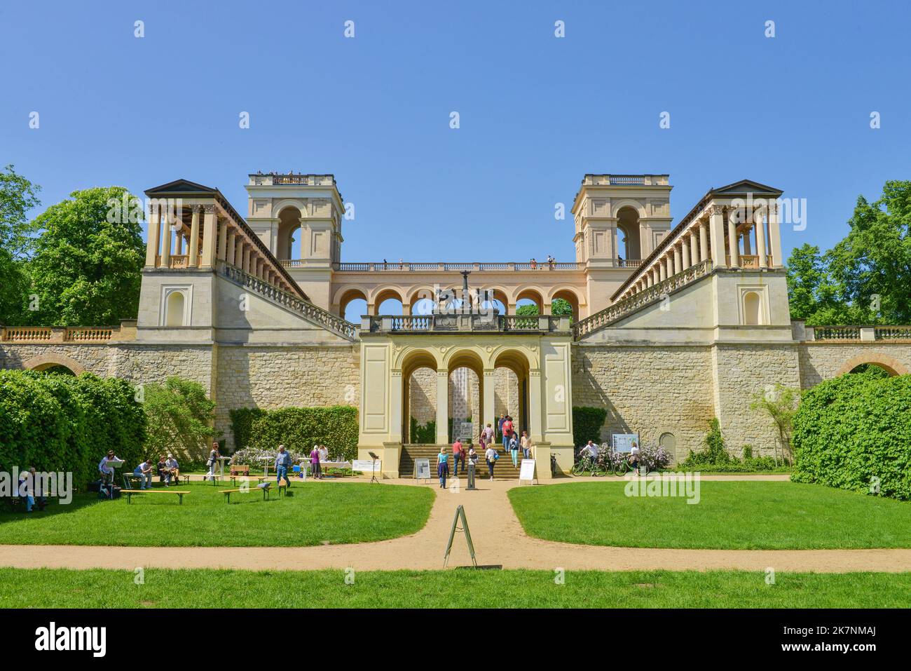 Schloss Belvedere, Pfingstberg, Potsdam, Brandenburg, Deutschland Stock ...