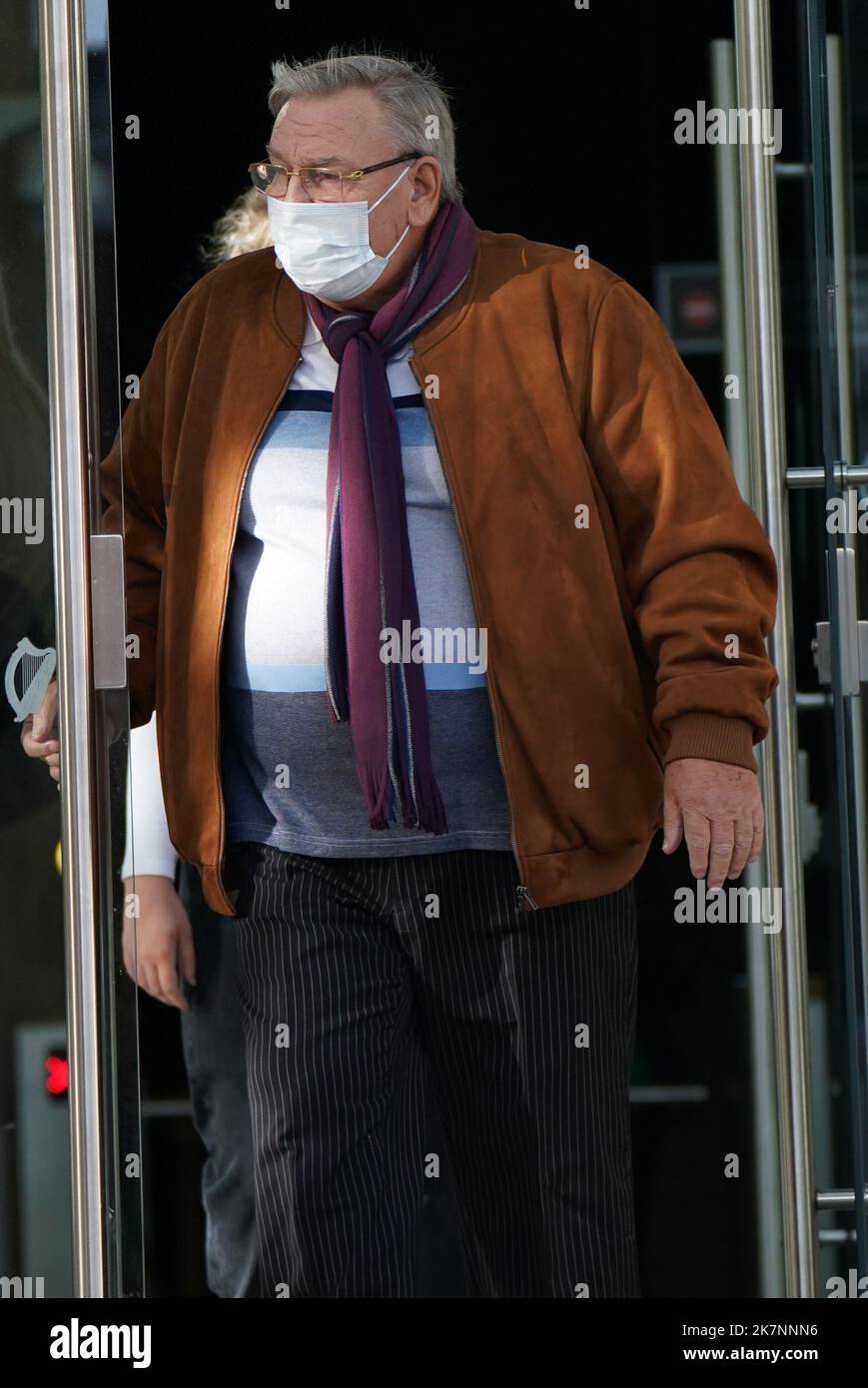 James Bryne, the father of murder victim David Byrne leaves the Special ...