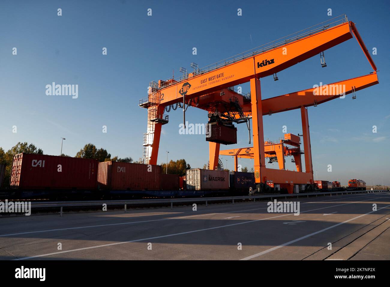 Container terminal gate hi-res stock photography and images - Alamy