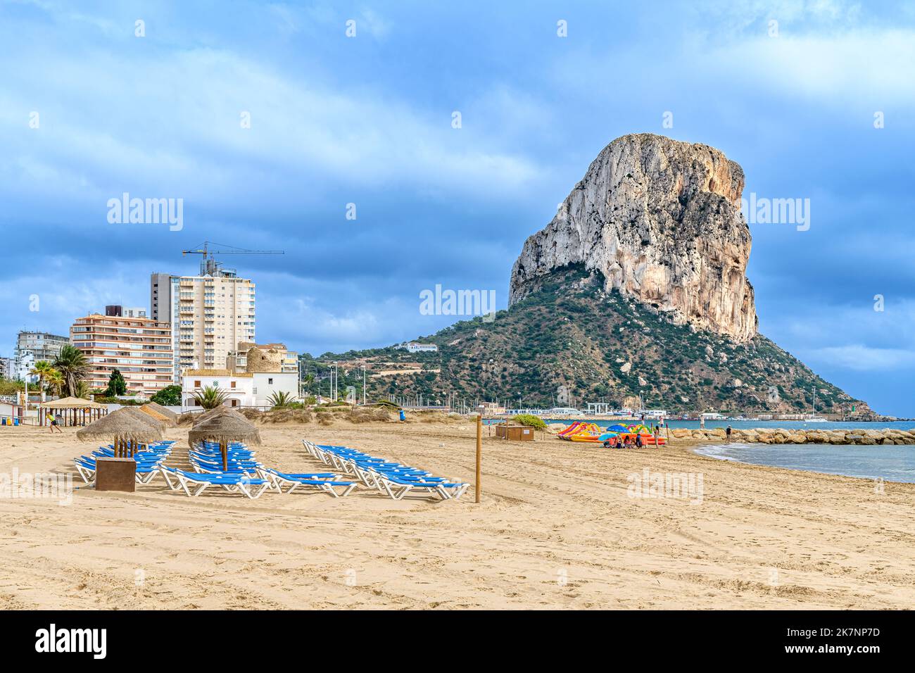 A massive limestone outcrop called Penon de Ifach rock is the most ...