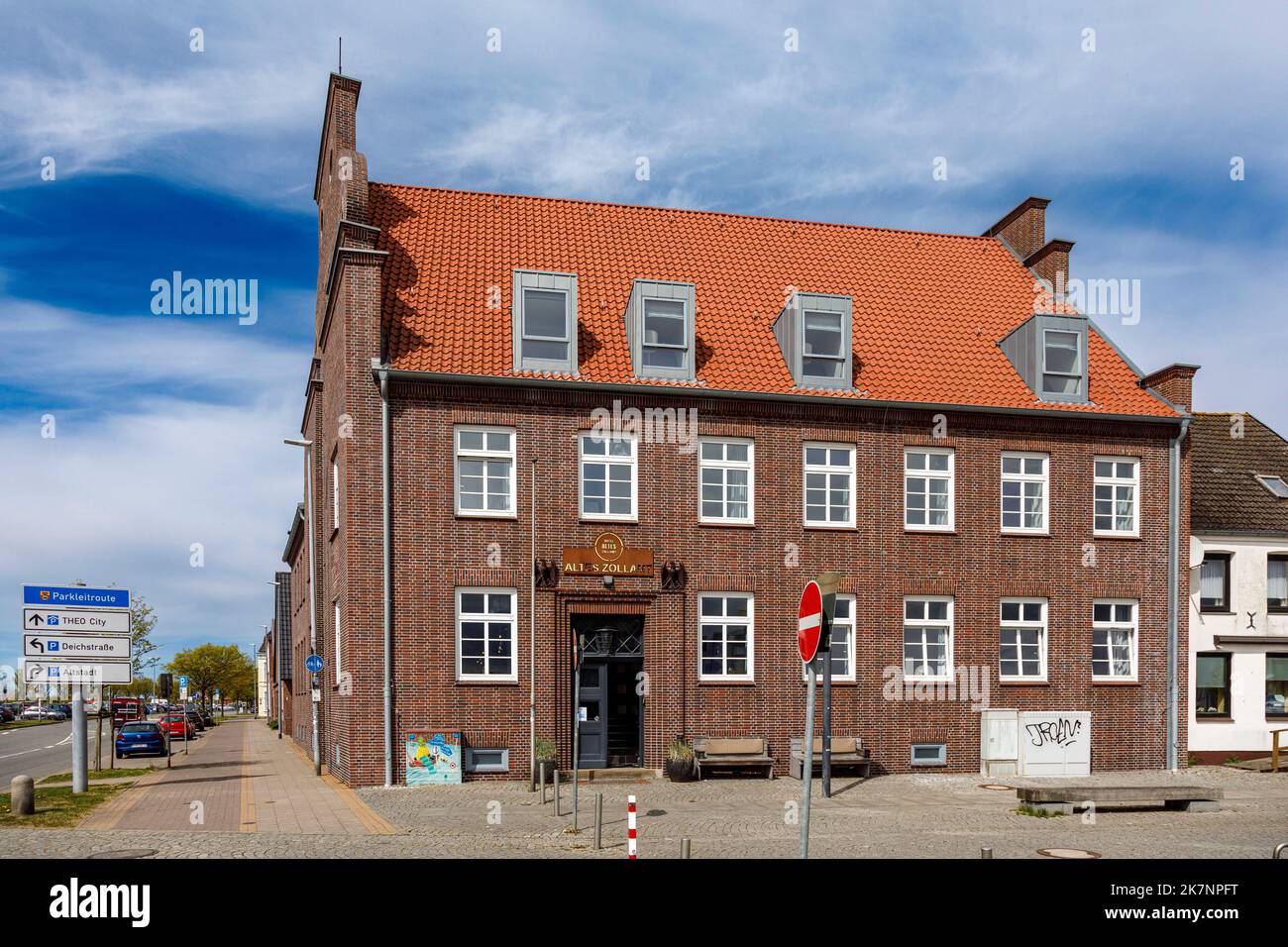 Former customs office in Husum, now a hotel Stock Photo - Alamy