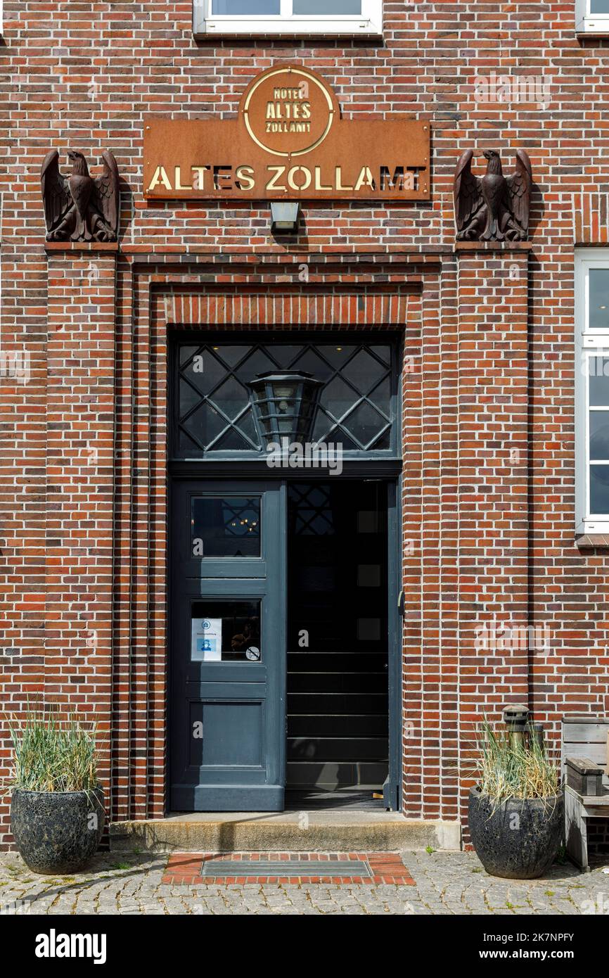 Former customs office in Husum, now a hotel Stock Photo - Alamy