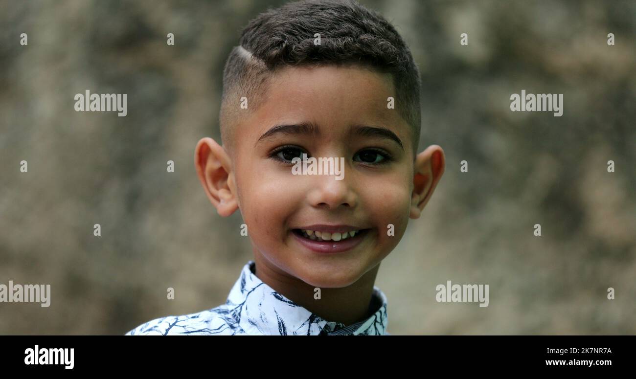 Brazilian child portrait. small hispanic south american kid. latin ...