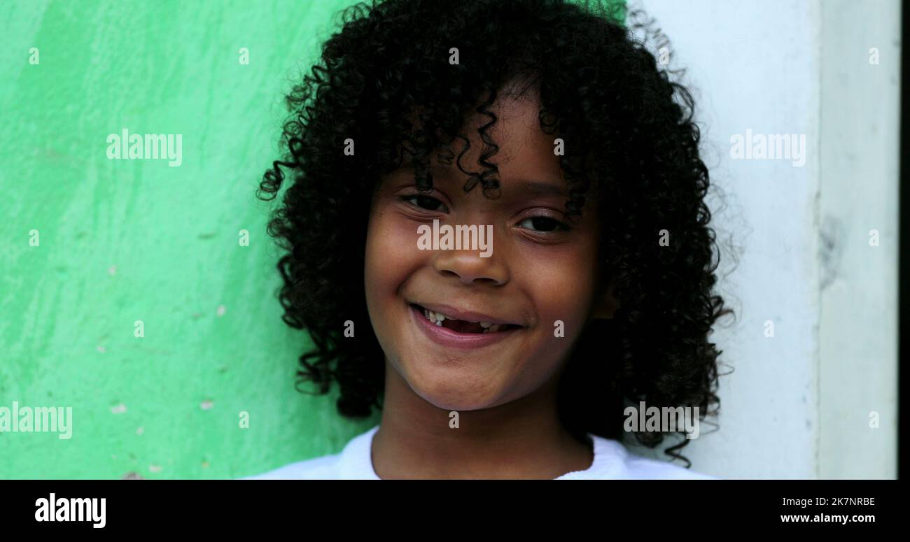Happy Brazilian little girl portrait. close-up hispanic African descent ... Happy Brazilian little girl portrait. close-up hispanic African descent ...