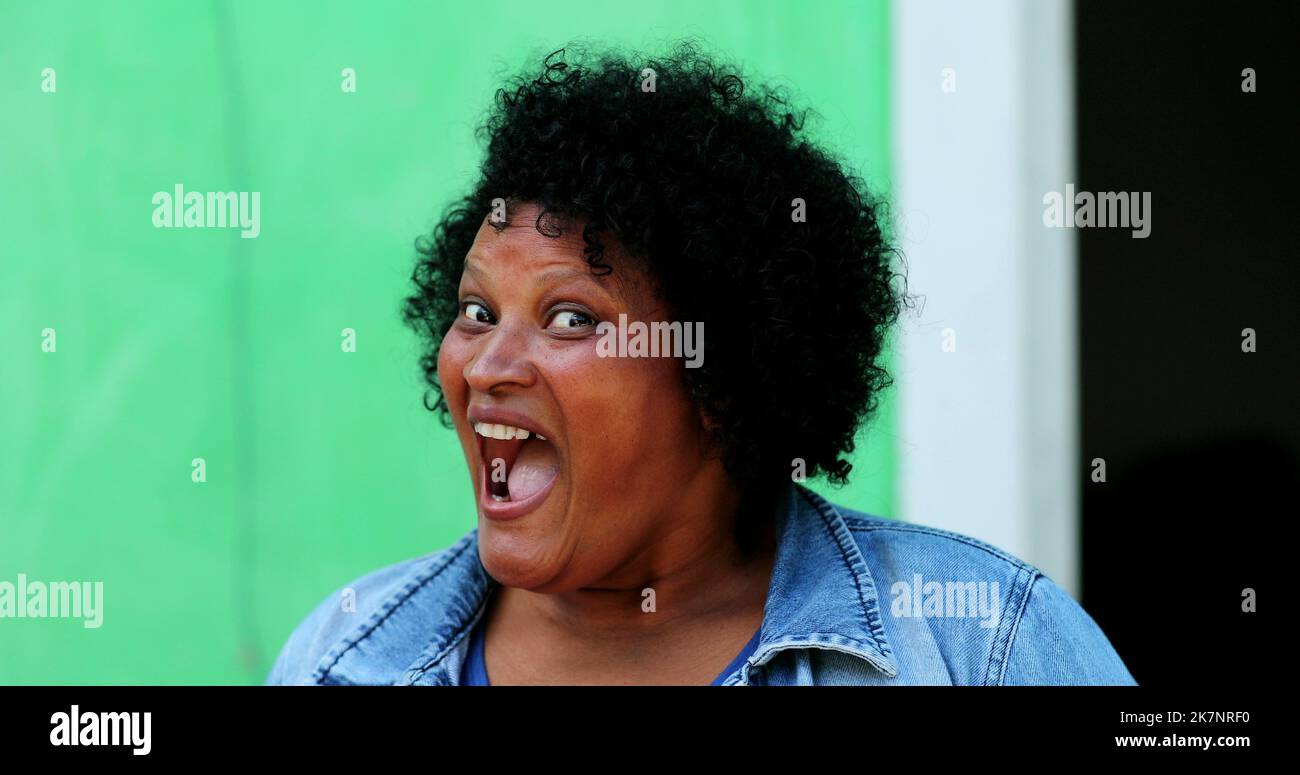 Happy hispanic person. real life casual people. smiling joyful woman ...