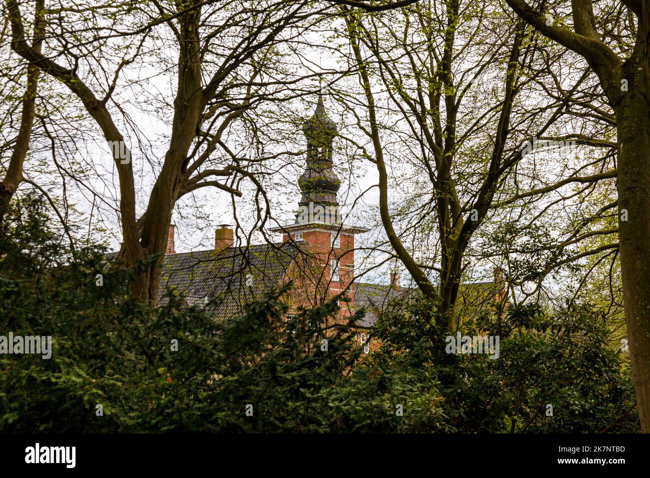 Husum Castle used as a cultural center and castle museum Stock Photo ...