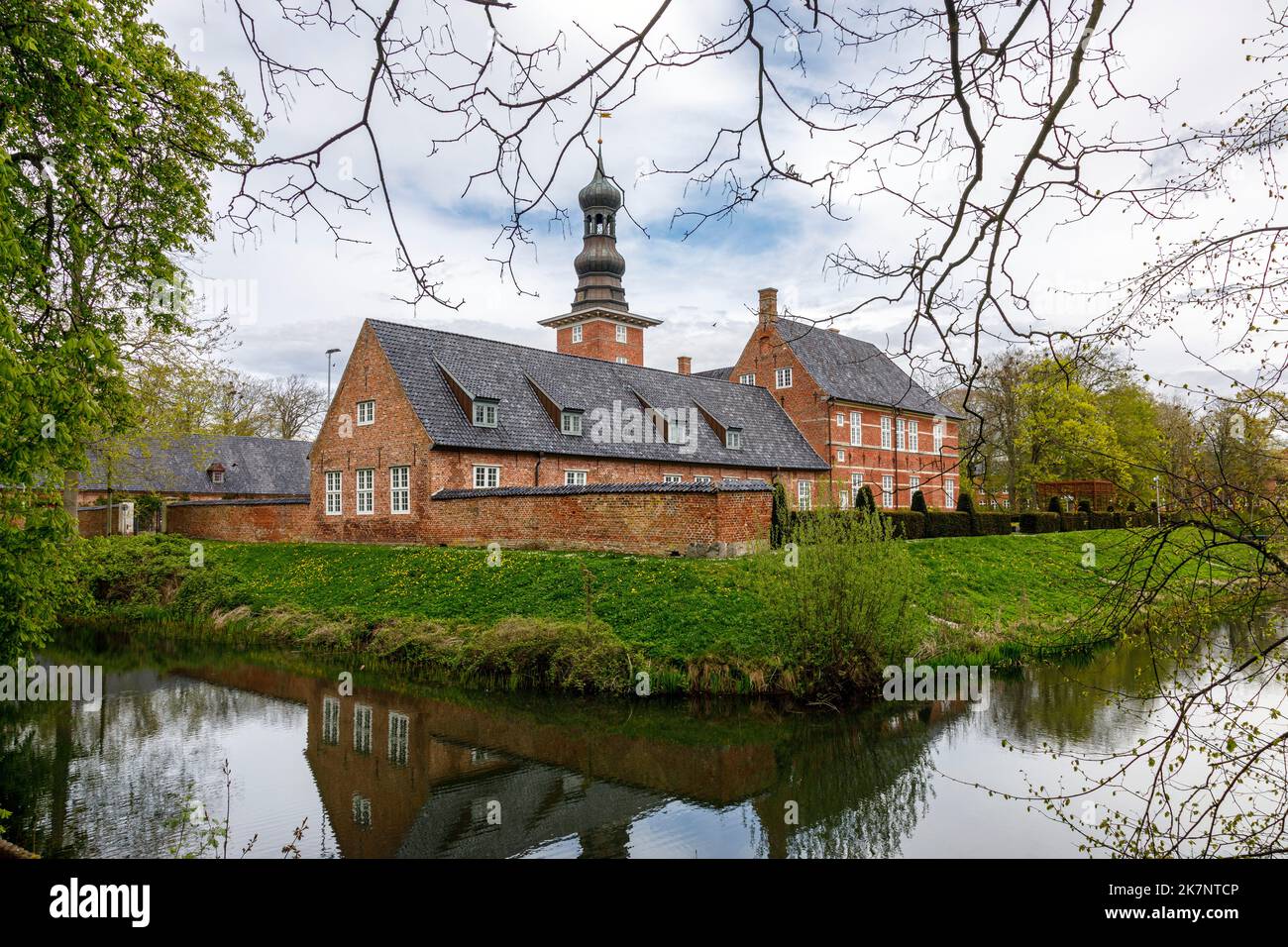 Husum Castle used as a cultural center and castle museum Stock Photo ...