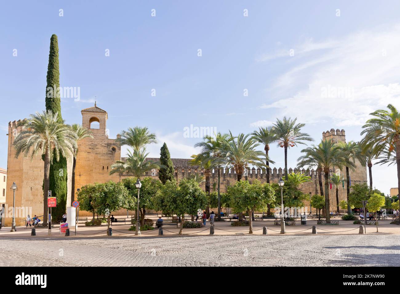 Alcazar of the Christian Monarchs, Alcázar de los Reyes Cristianos, Cordoba, Andalusia, Spain ...