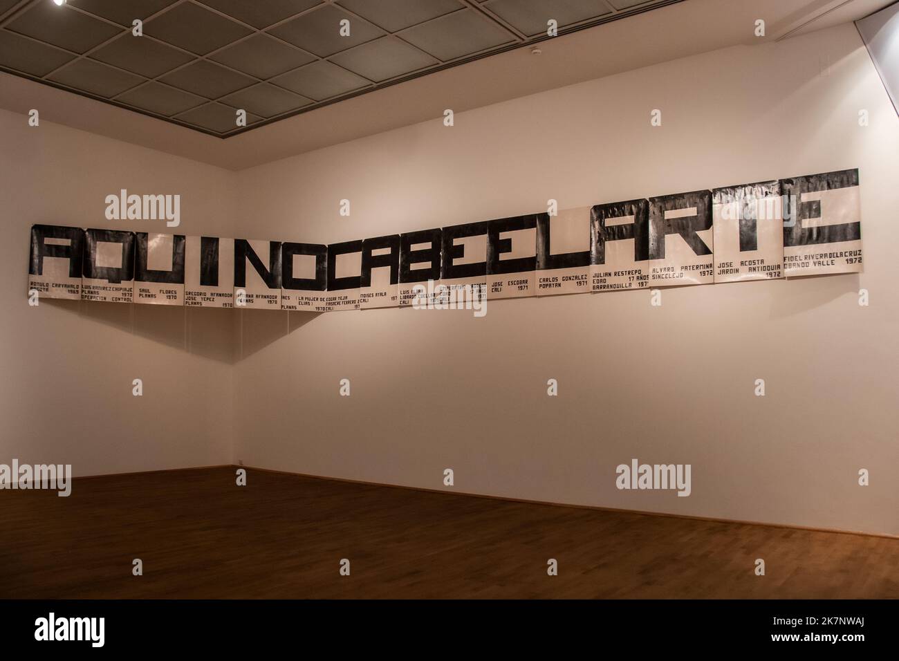 Words, MUSEUM MODERNER KUNST, Frankfurt, Germany Stock Photo - Alamy