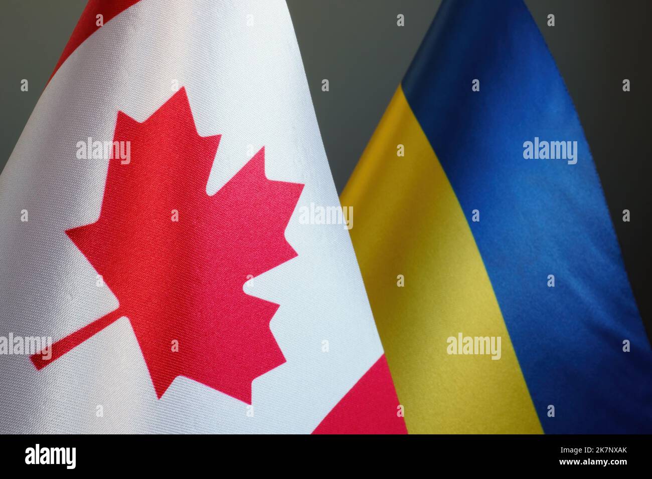 Ukrainian flag canada hi-res stock photography and images - Alamy