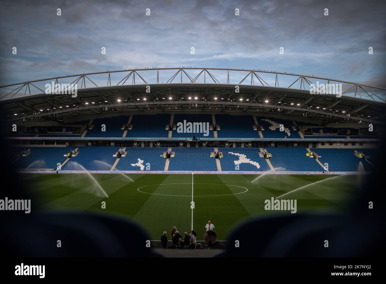 A general view of the American Express Community stadium before the ...