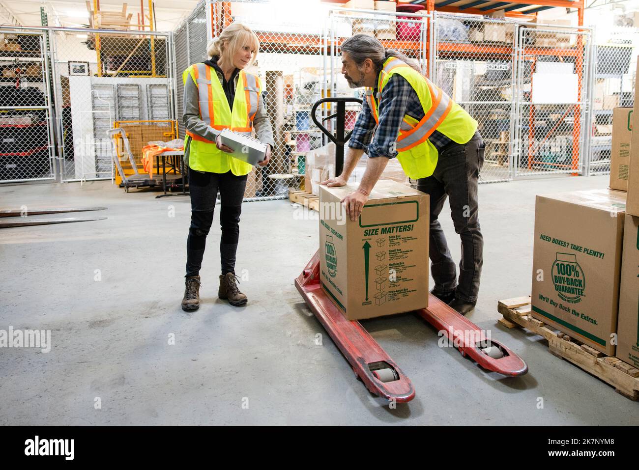 Stacking pallet hi-res stock photography and images - Alamy