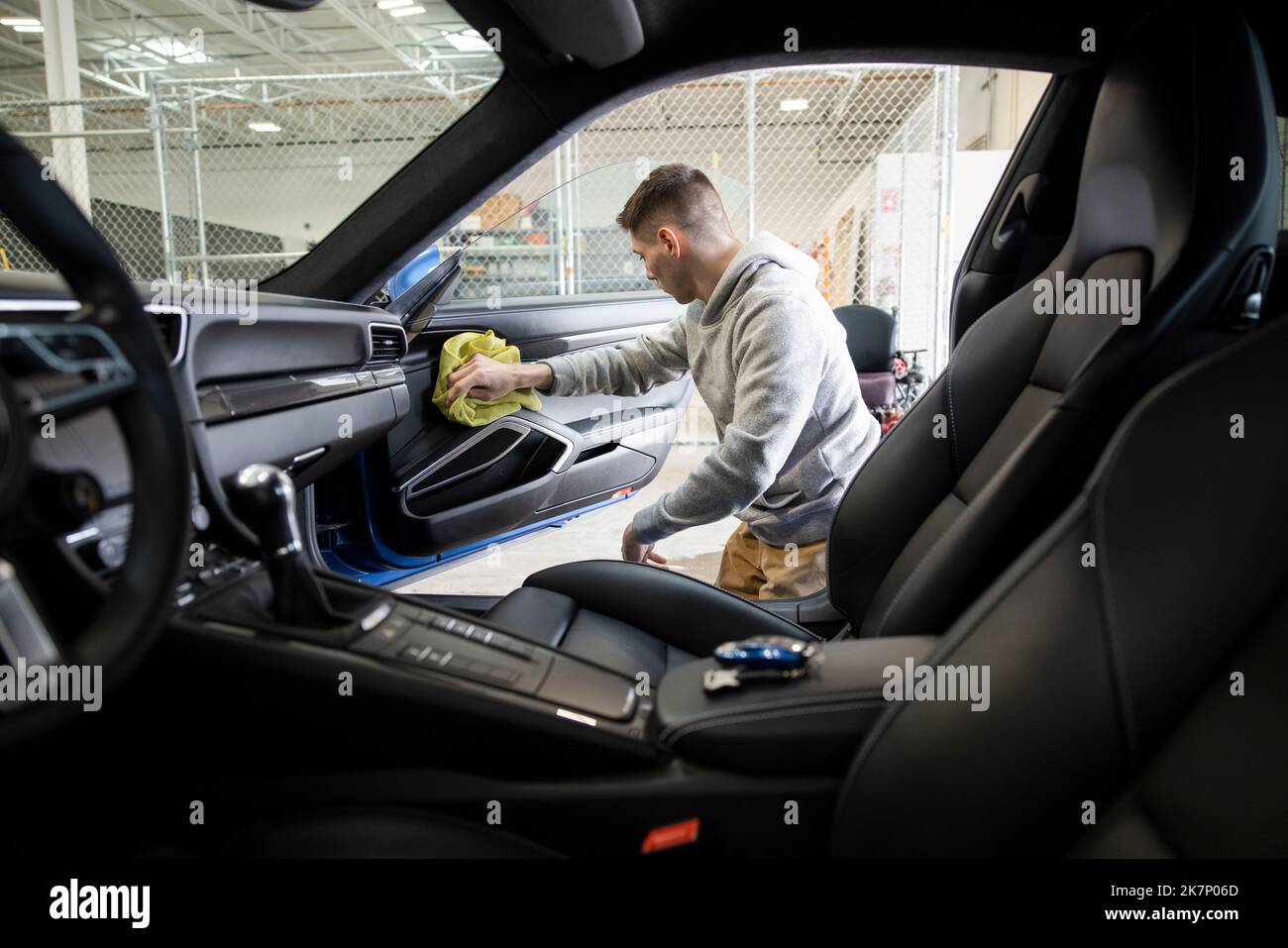 Car detailing interior hi-res stock photography and images - Alamy