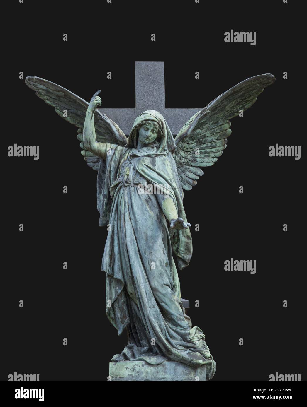 Angel with wings Stock Photo - Alamy