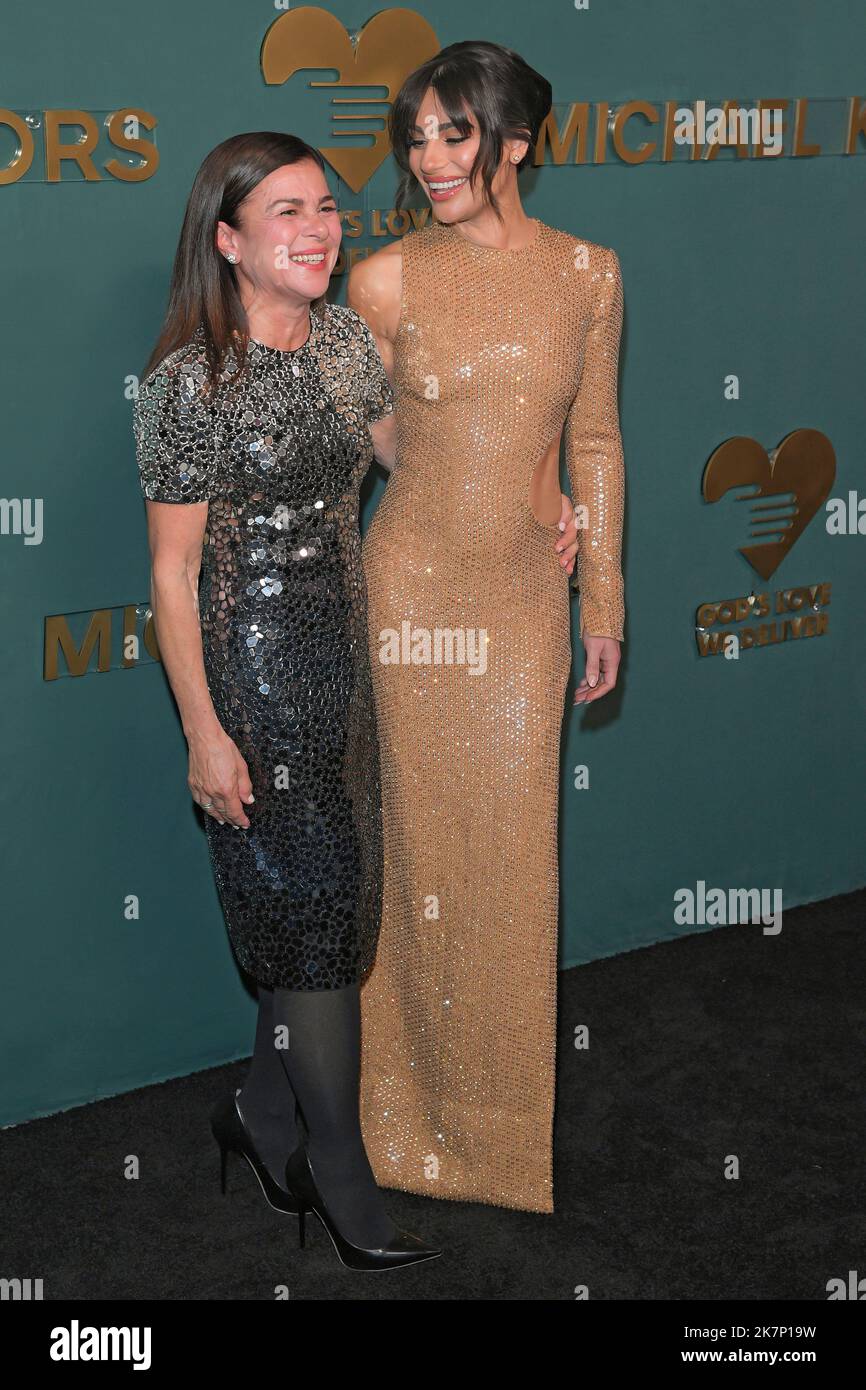 New York, United States. 17th Oct, 2022. Edith Sarfati and Lea Michele ...