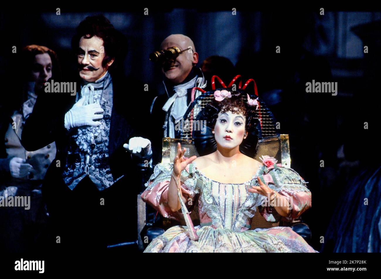 left: John Dobson (Spalanzani) right: Sumi Jo (Olympia) in LES CONTES D ...