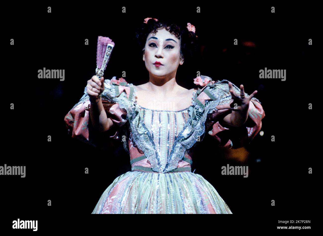 Sumi Jo (Olympia) in LES CONTES D'HOFFMANN at The Royal Opera, Covent ...