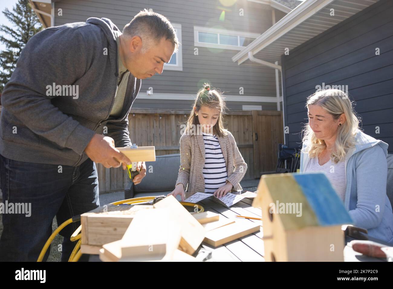 Family building hi-res stock photography and images - Alamy