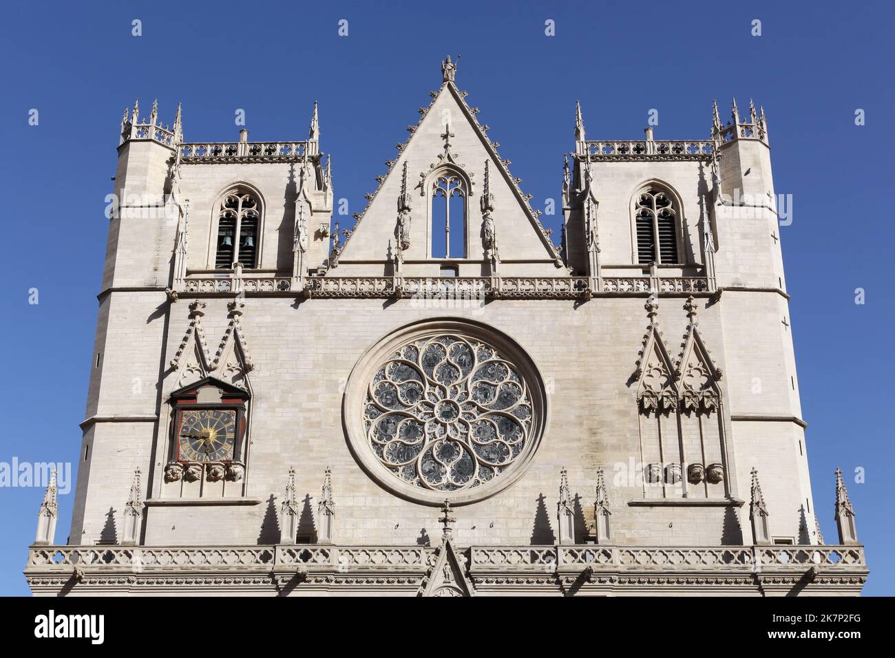 Cathedral Saint Jean in Lyon, France Stock Photo - Alamy