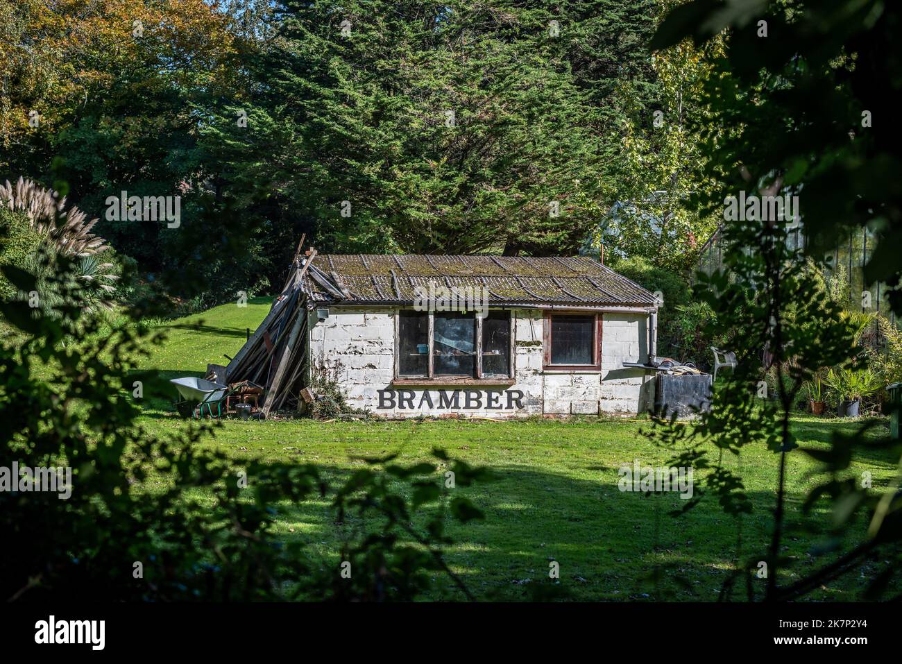 Steyning, October 11th 2022: The remains of Bramber Station Stock Photo ...