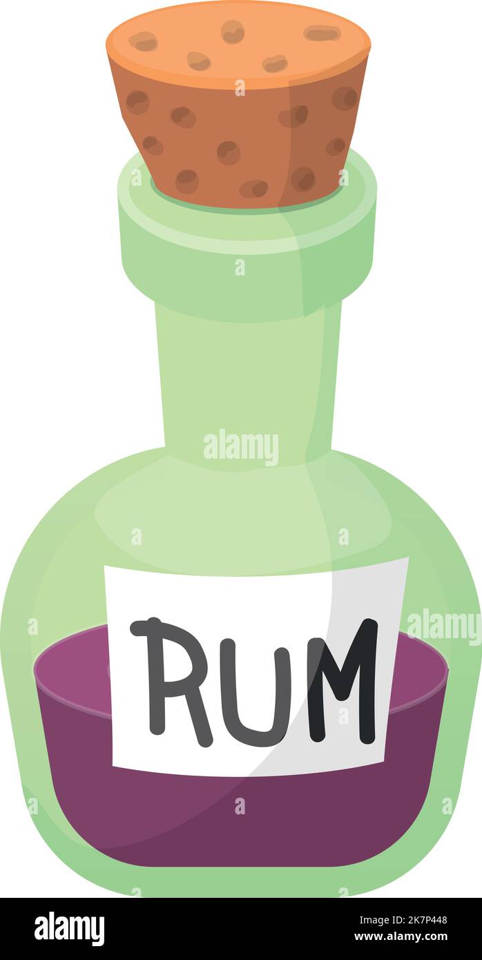 Cartoon rum bottle hi-res stock photography and images - Alamy