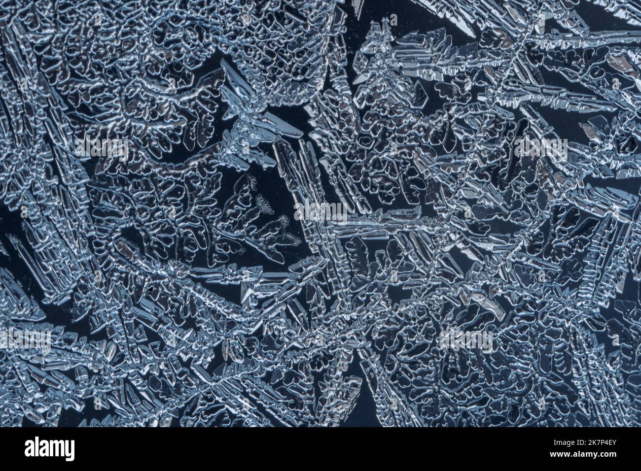 Cold Winter Frost Background frozen on Glass Stock Photo - Alamy