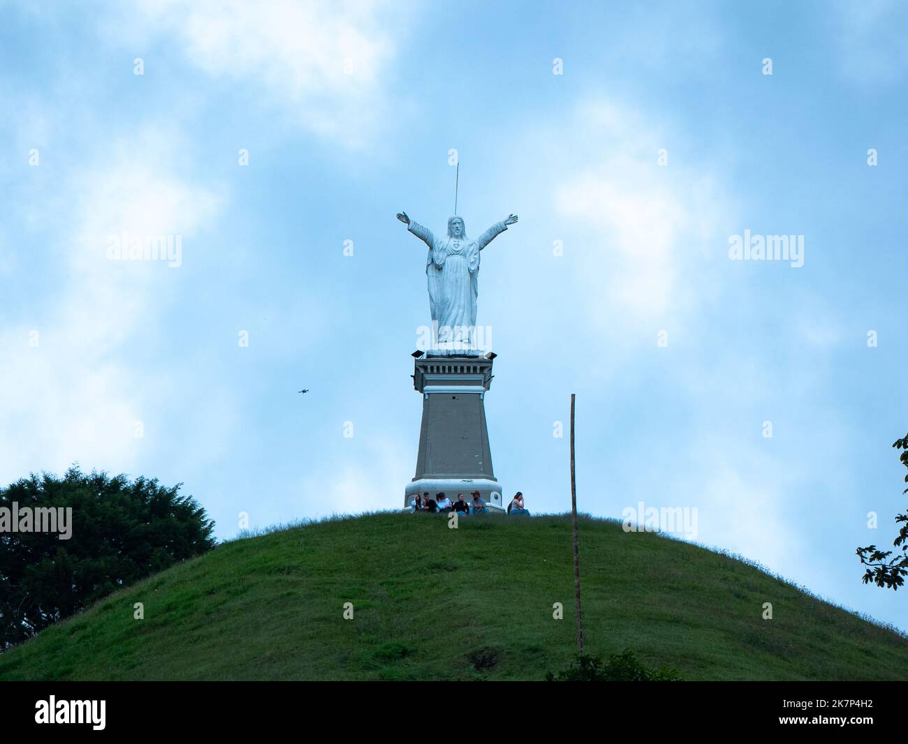 Jericó, Antioquia, Colombia - April 5 2022: Statue of Christ the ...