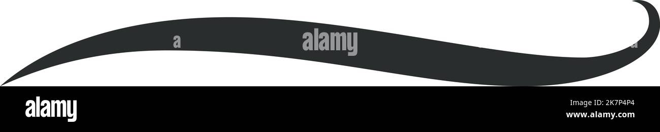 Calligraphic tail Black and White Stock Photos & Images - Alamy