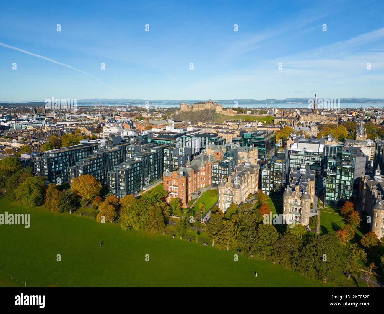 Aerial view of Quartermile luxury residential apartment development ...