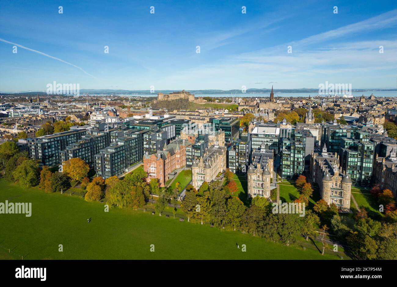 Aerial view of Quartermile luxury residential apartment development ...