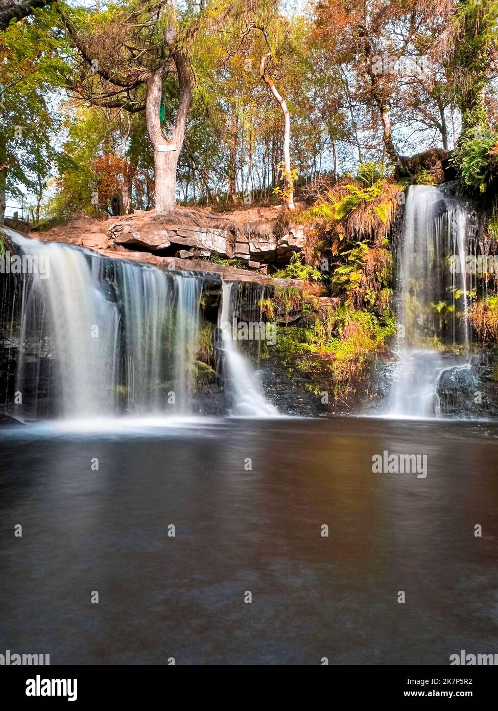 lumb hole waterfalls Stock Photo - Alamy